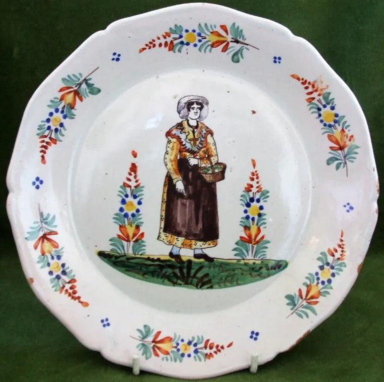 Antique Nevers French Faience Dish Antoine Montagnon Applecross antique-nevers-french-faience-dish-antoine-montagnon-applecross