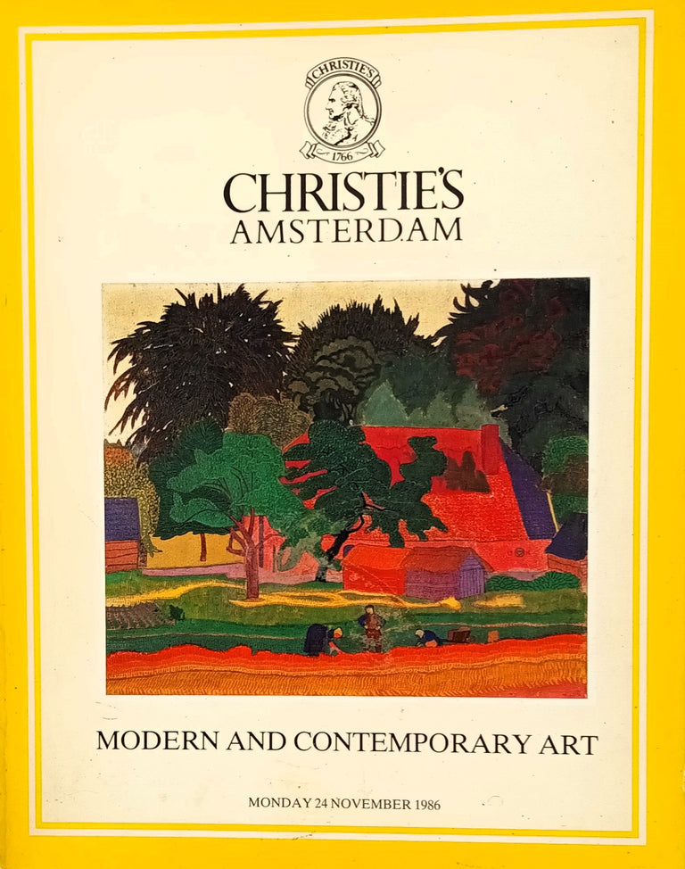 Christie's ~ Modern & Contemporary Art ~ Amsterdam ~ 24. 11. 1986 ...
